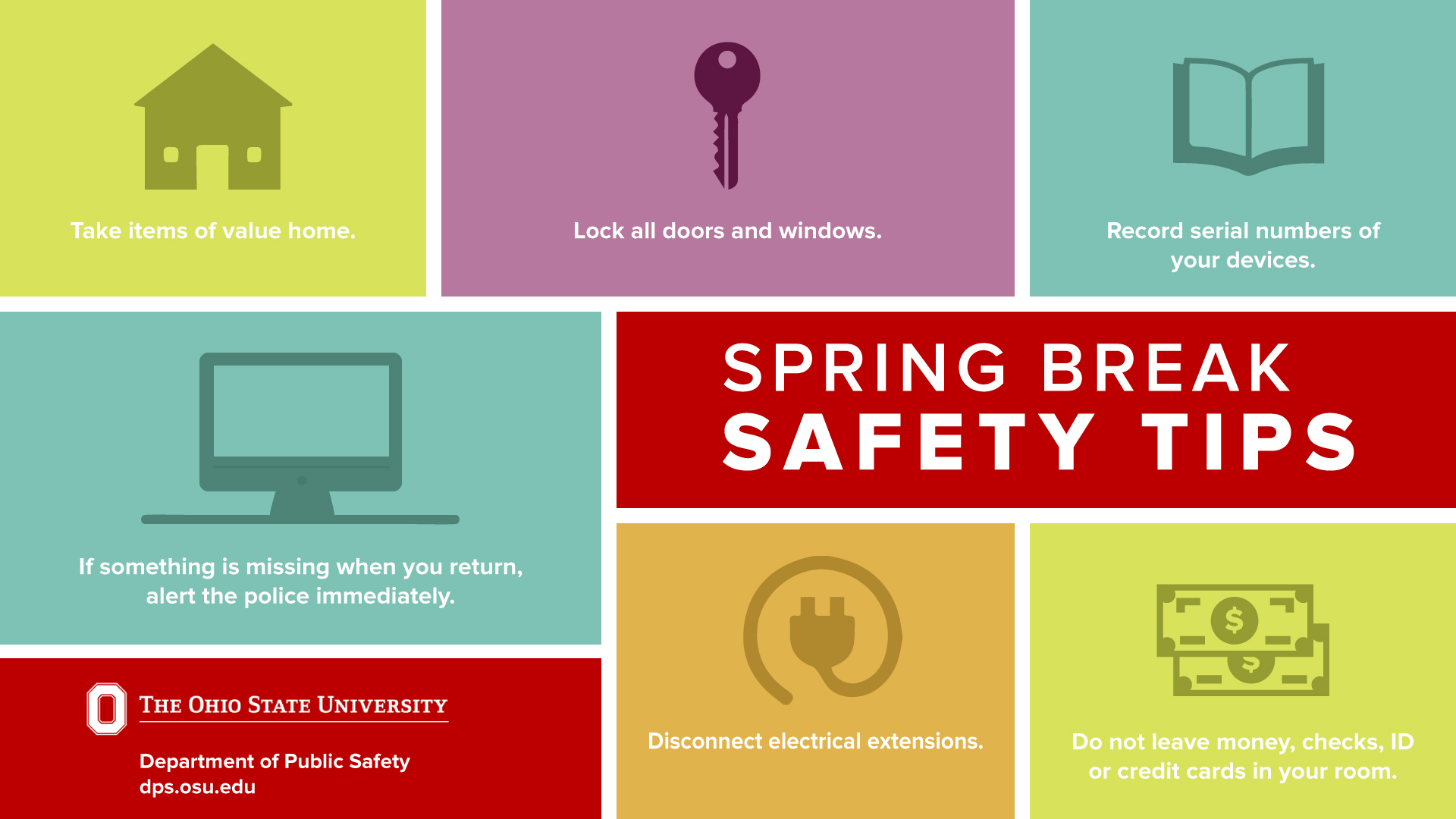 Spring Break Safety Tips Department Of Public Safety Spring Break Safety Tips Department Of Public Safety